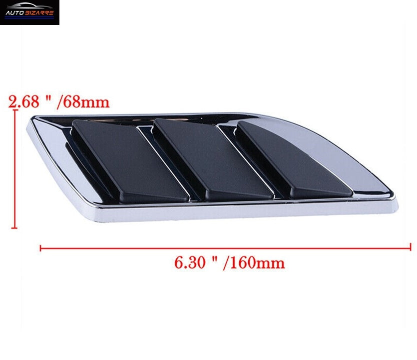 AutoBizarre Car Styling Decorative Side Vents Air Flow Duct Stickers w